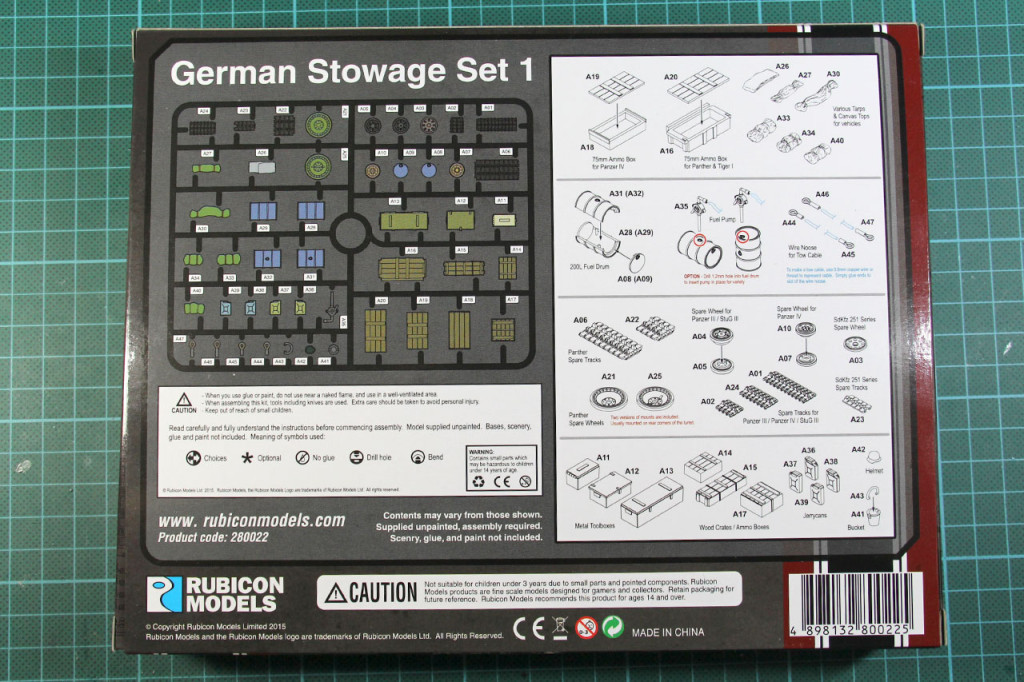Rubicon Models German Stowage Set « chaosbunker.de