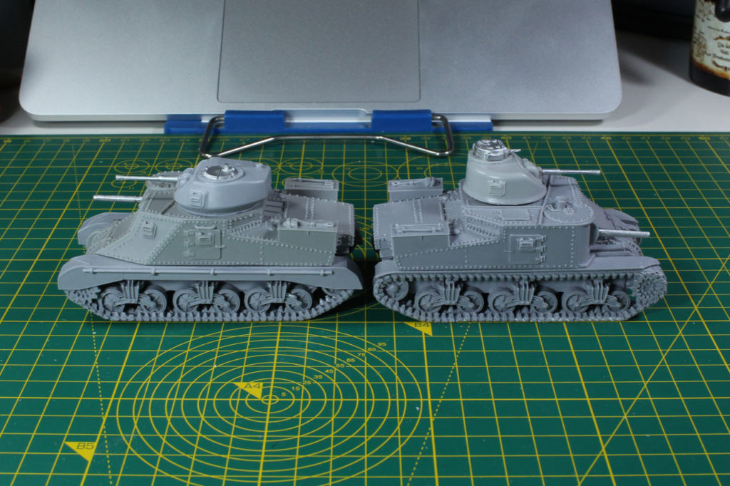 Bolt Action M3 Grant medium tank with track guard « chaosbunker.de