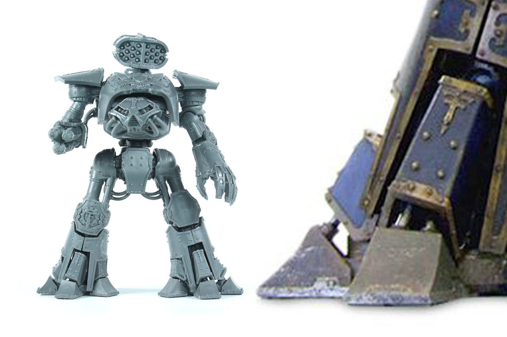 Adeptus Titanicus – Reaver Battle Titan with Melta Cannon and Chainfist ...