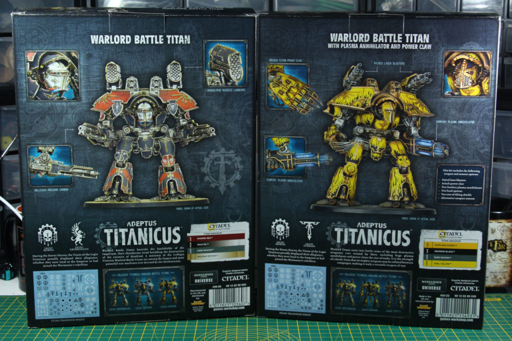 Adeptus Titanicus – Warlord Battle Titan « chaosbunker.de