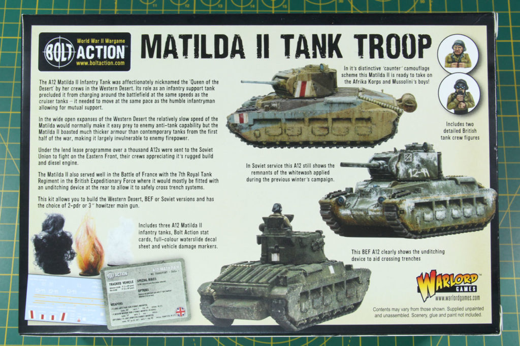 Bolt Action A12 Matilda II Tank Troop « chaosbunker.de