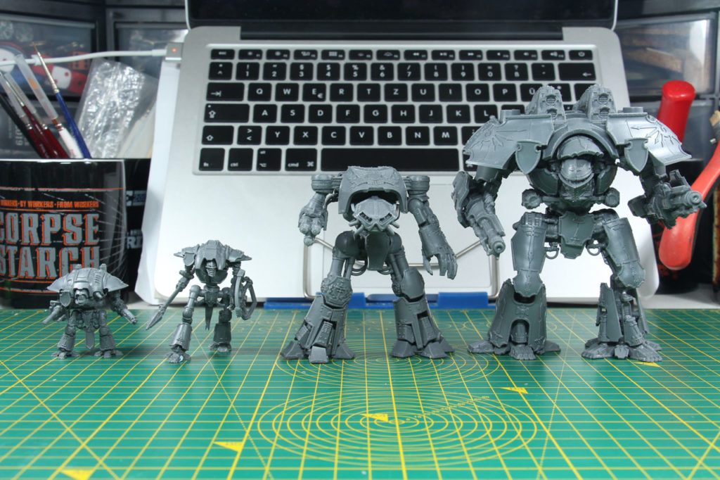 Adeptus Titanicus – Mechanicum Questoris Knights Styrix and Magaera ...