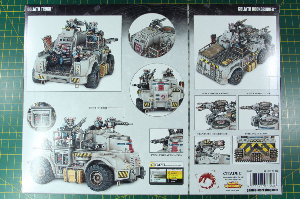 Warhammer 40,000 – Goliath Truck and Rockgrinder « chaosbunker.de