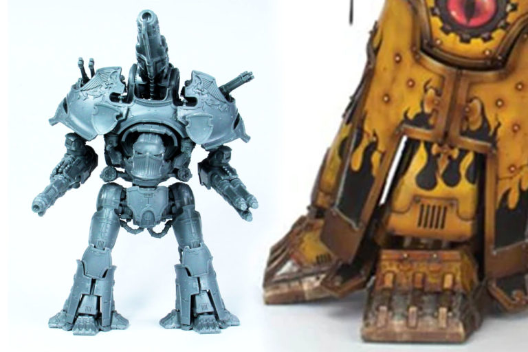 Adeptus Titanicus – Nemesis Warbringer Titan with Quake Cannon ...