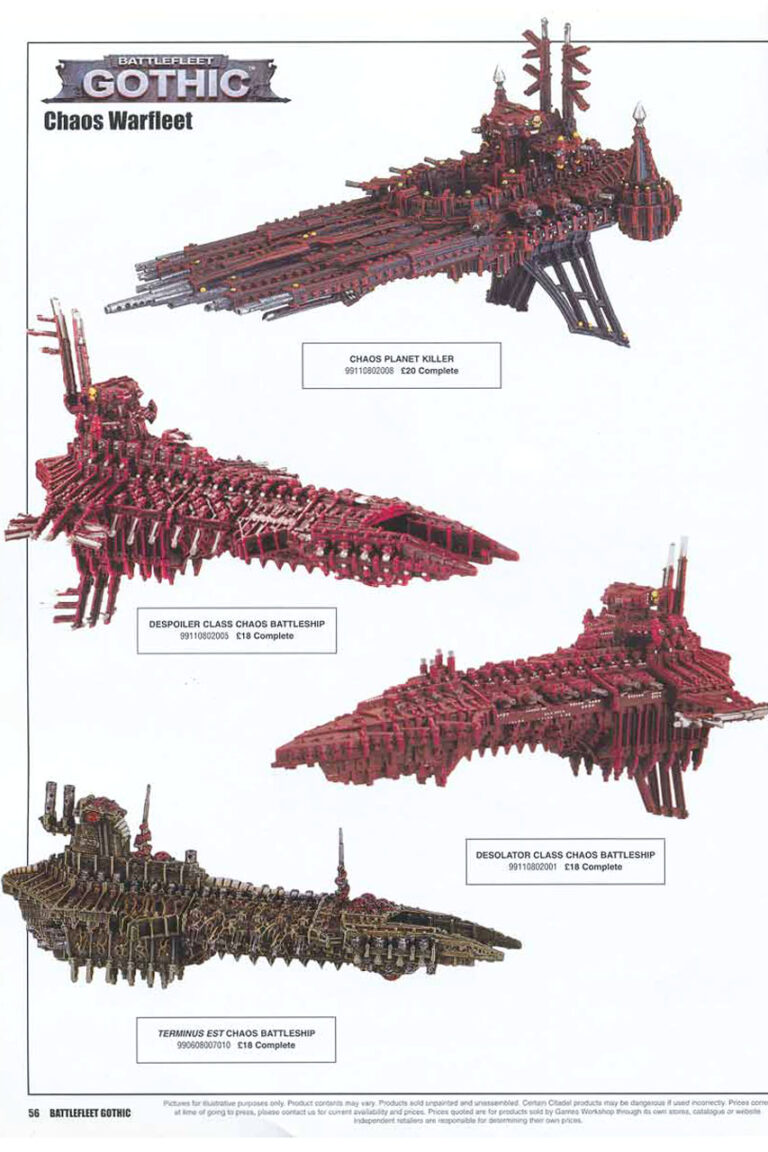 Battlefleet Gothic – Chaos Fleet « chaosbunker.de