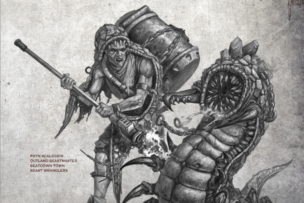 Necromunda – Outland Beastmaster with Ripperjacks « chaosbunker.de
