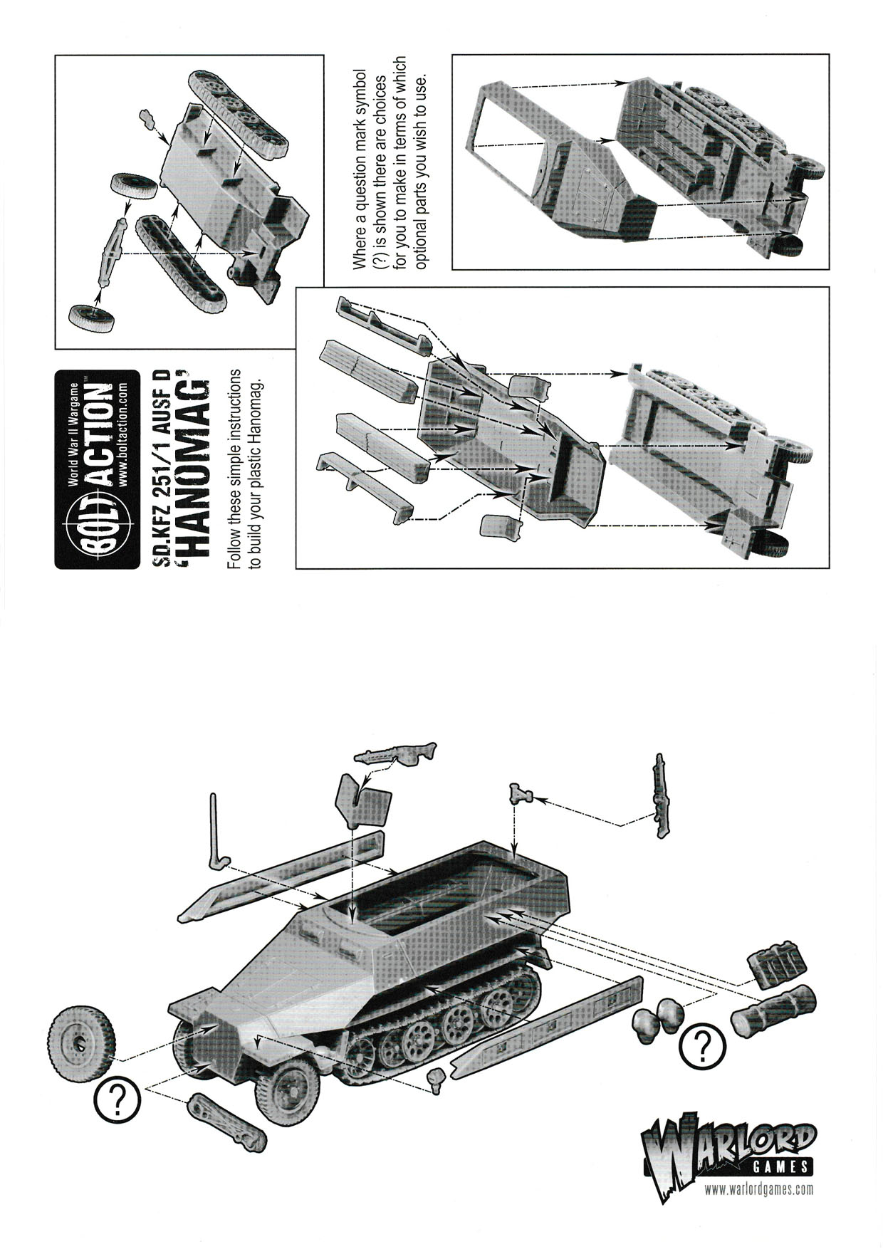 German plastic halftrack instructions? : r/boltaction