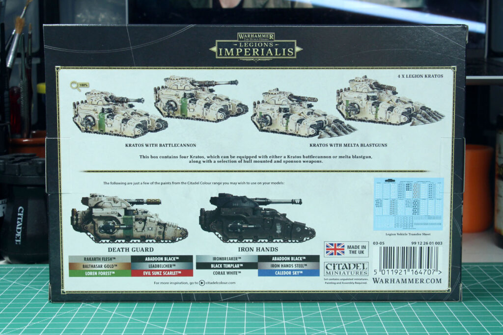 Legions Imperialis – Point values of the 1st wave « chaosbunker.de