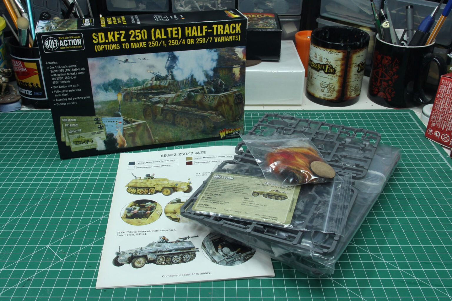 Bolt Action SdKfz 250/1 250/4 and 250/7 variants Ausf. A « chaosbunker.de