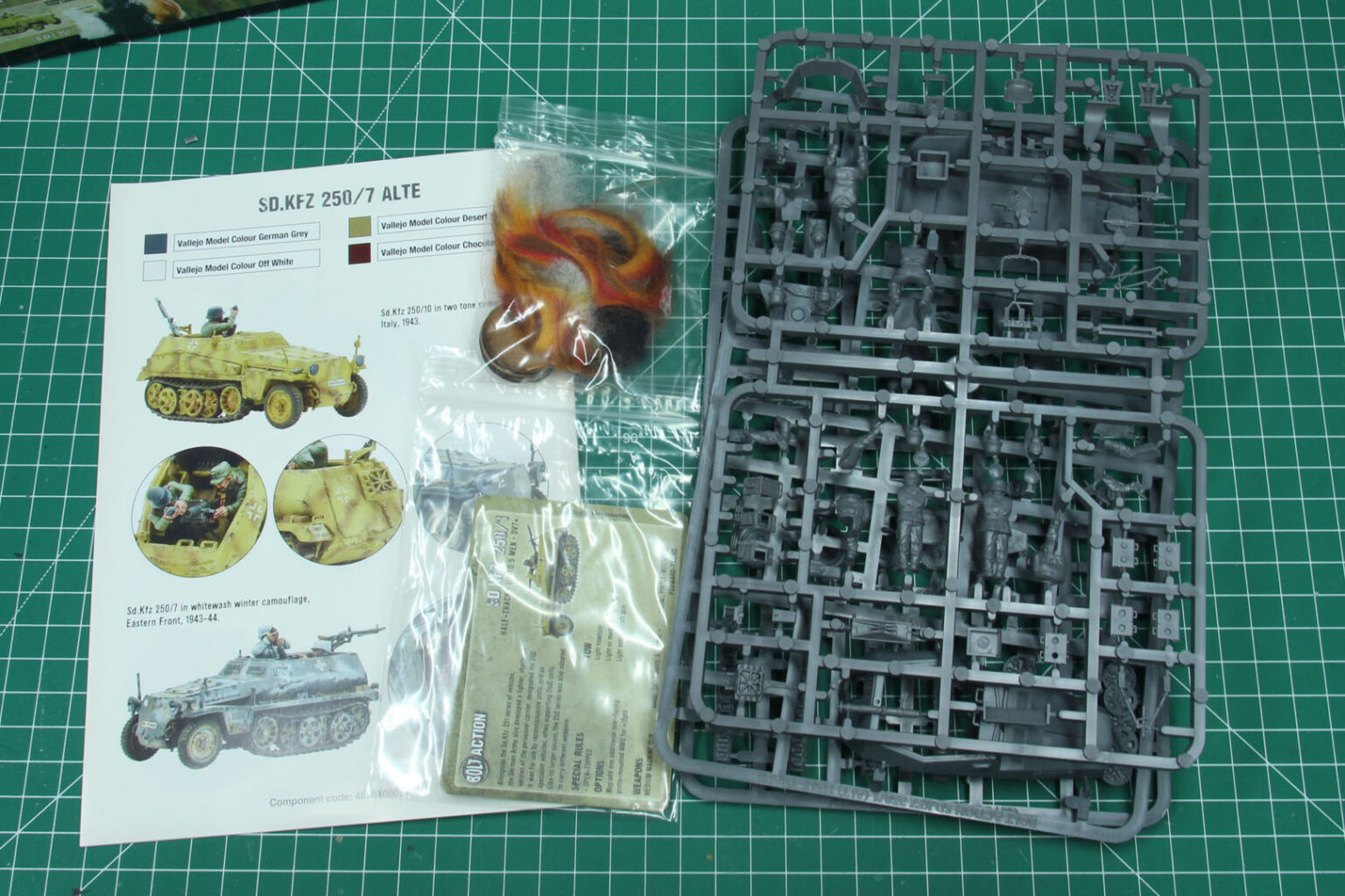 Bolt Action SdKfz 250/1 250/4 and 250/7 variants Ausf. A « chaosbunker.de