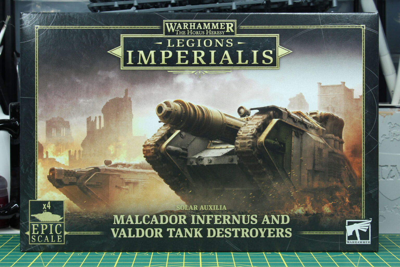 Legions Imperialis – Solar Auxilia Malcador Infernus and Valdor Tank ...
