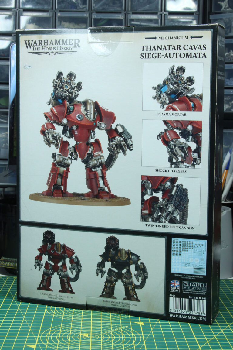Horus Heresy – Mechanicum Thanatar Cavas Siege-Automata « chaosbunker.de