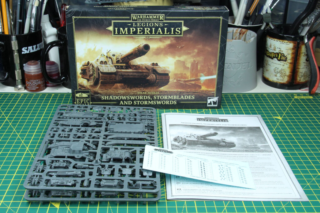 Legions Imperialis – Solar Auxilia Shadowswords, Stormblades and ...