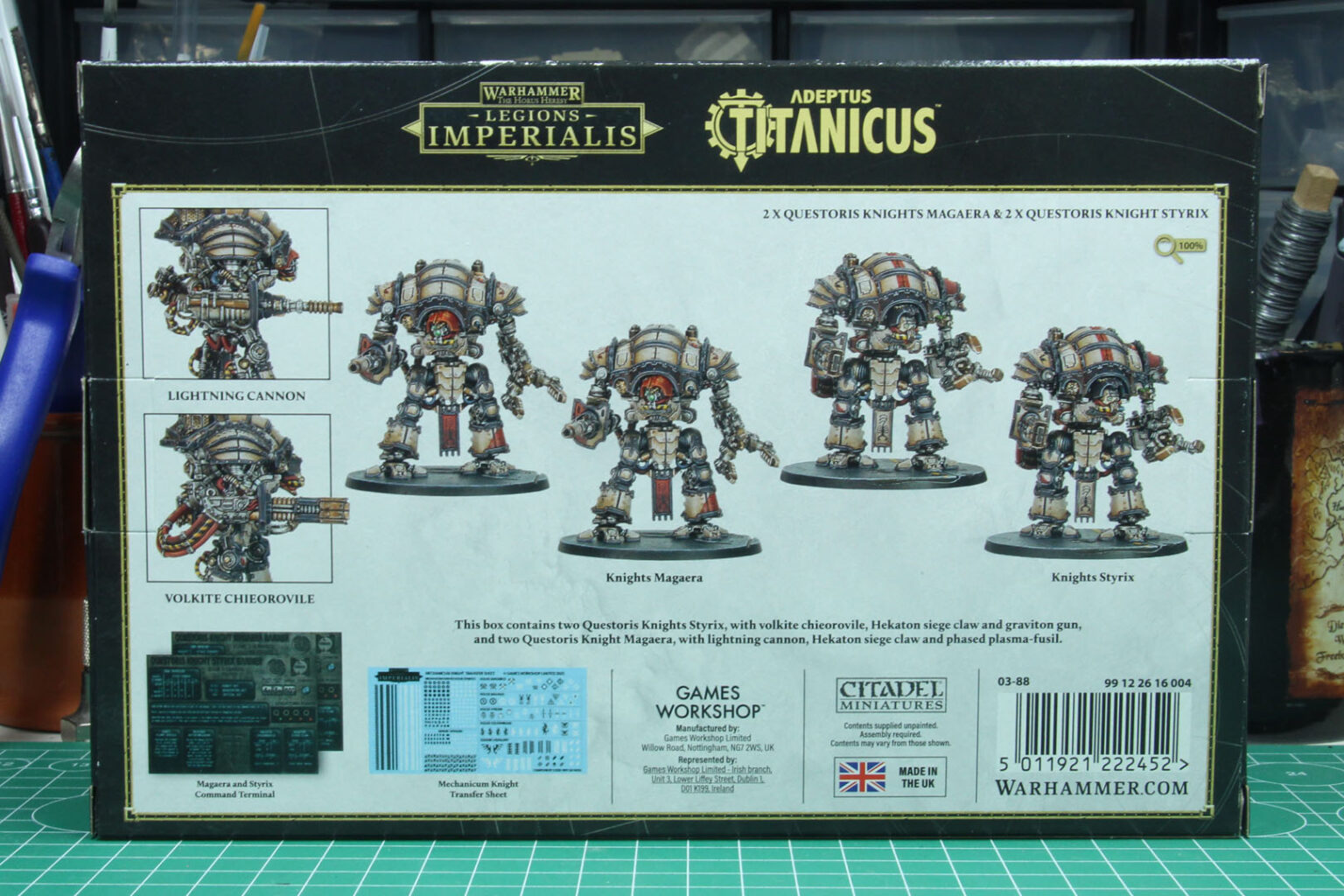 Legions Imperialis – Mechanicum Knights Magaera/Styrix « chaosbunker.de